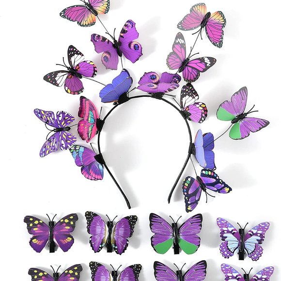 Boutique | Accessories | Butterfly Fascinator Headband Monarch ...